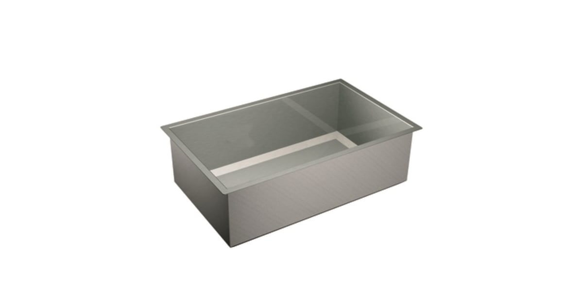 Moen G16100 32" Single Basin Undermount 16-Gauge Stainless Steel ...