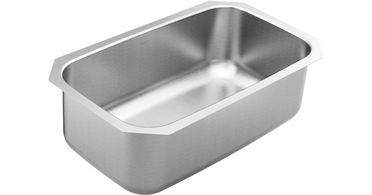 Moen GS18110 1800 Series 30-1/2" Undermount Single Basin Stainless ...