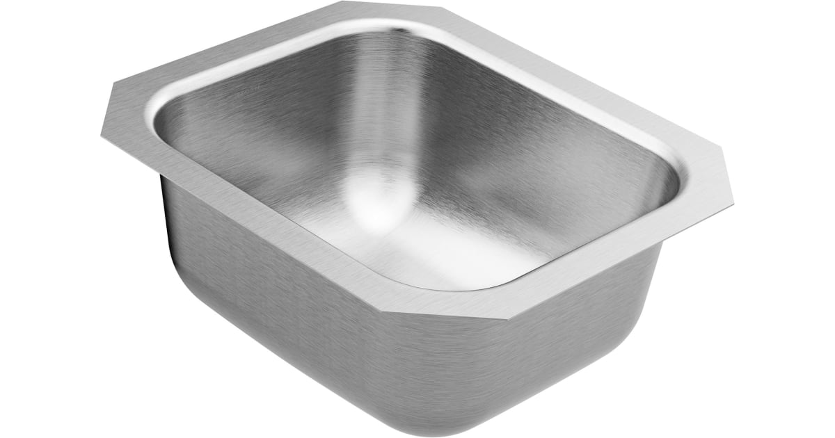Moen GS18450 1800 Series 12-1/2" Undermount Single Basin Stainless ...