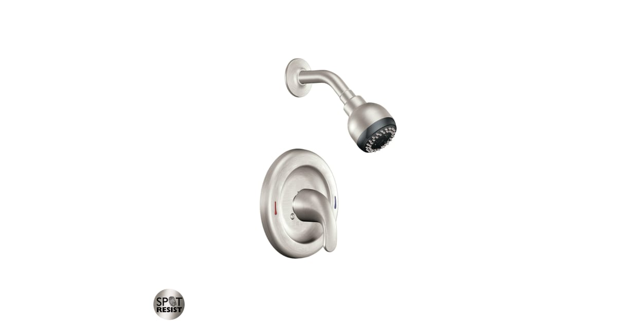 Moen L82000SRN Tub and Shower Trim Package with Multi-Function Shower ...