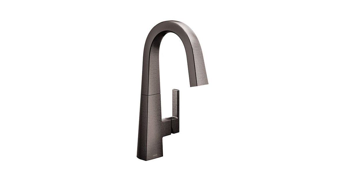 Moen S55005BLS Nio 1.5 GPM Deck Mounted Bar Faucet with Duralock and ...