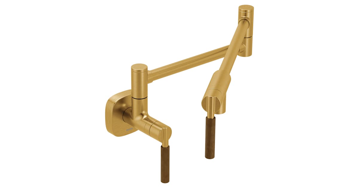 Moen S6652BG Tenon 5.5 GPM Wall Mounted Single Hole Pot Filler ...