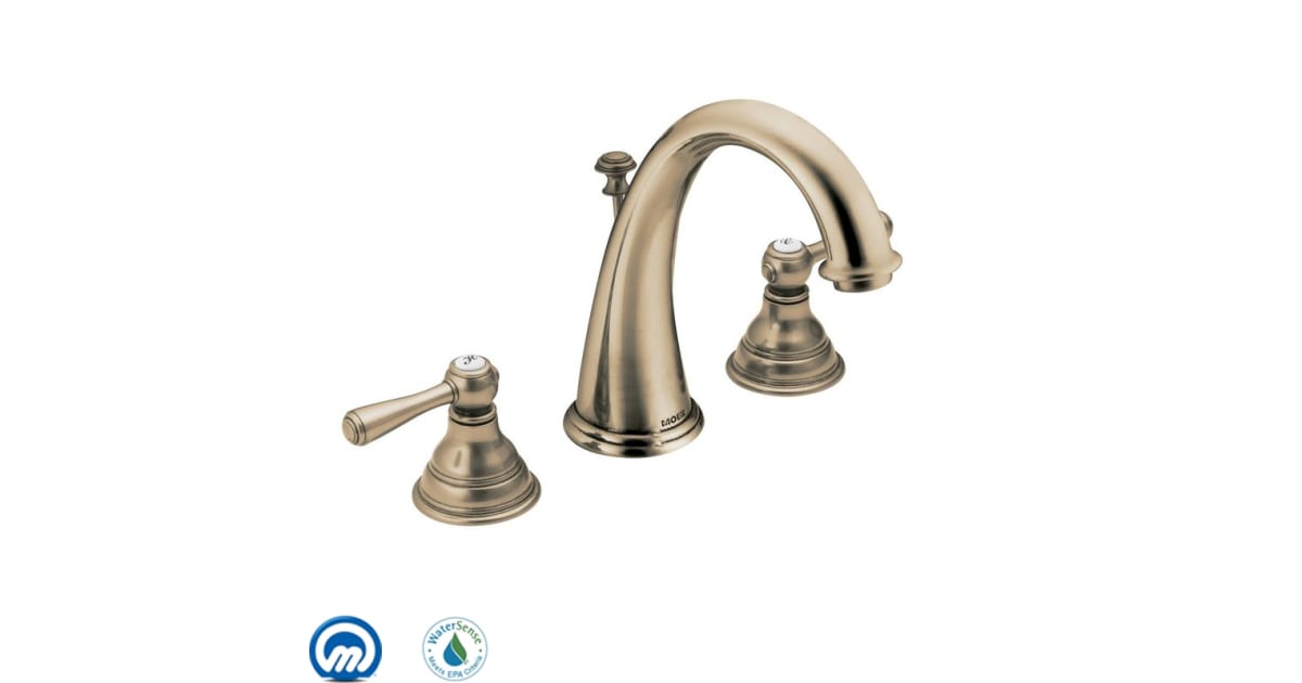 Moen T6125AZ-9000 Double Handle Widespread Bathroom Faucet from the ...