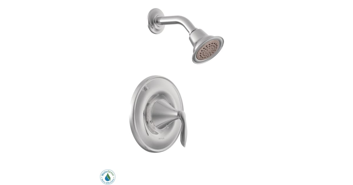 Moen T62132EP Single Handle Posi-Temp Pressure Balanced Shower Trim ...
