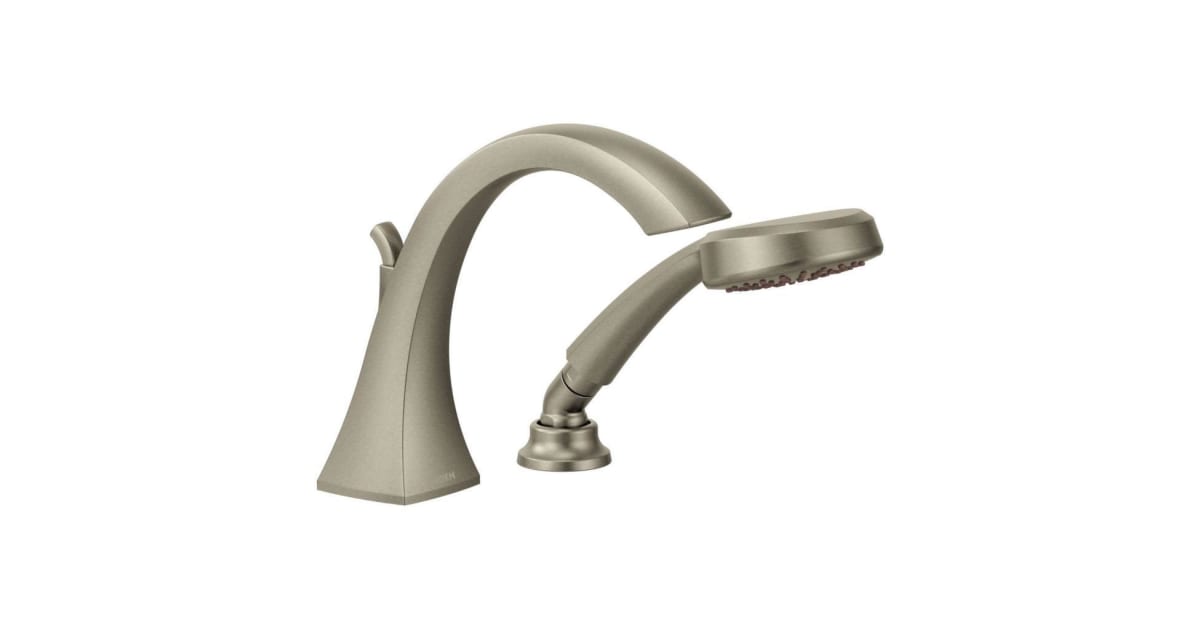 Moen T9694BN-ioDIGITAL-Set Roman Tub Faucet Trim with ioDIGITAL ...