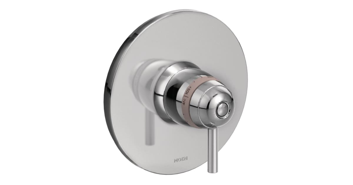 Moen TS33002 Arris Single Handle ExactTemp Thermostatic Valve Trim Only ...