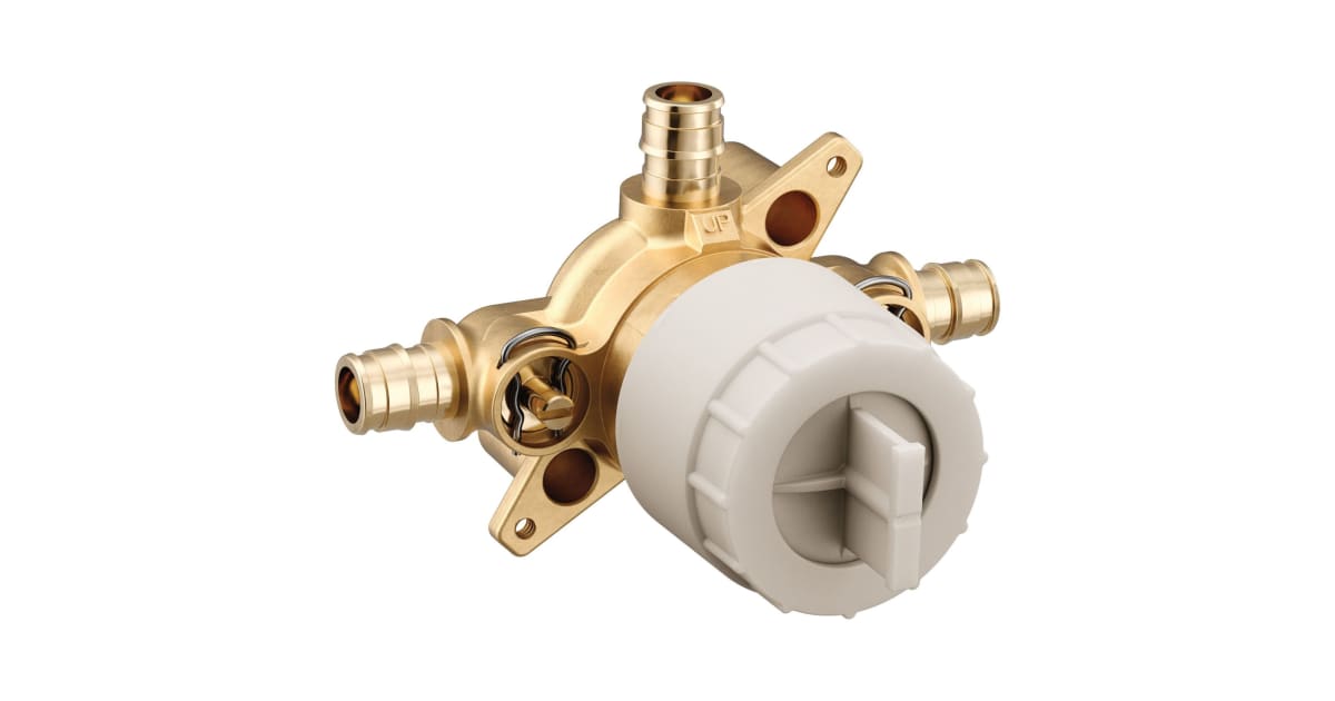 Moen U130CXS M-Core 3 Port Pressure Balanced 1/2" Cold Expansion PEX ...