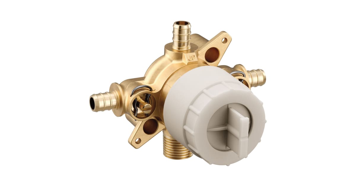 Moen U140XS M-Core 4 Port Pressure Balanced 1/2" PEX Tub and Shower ...