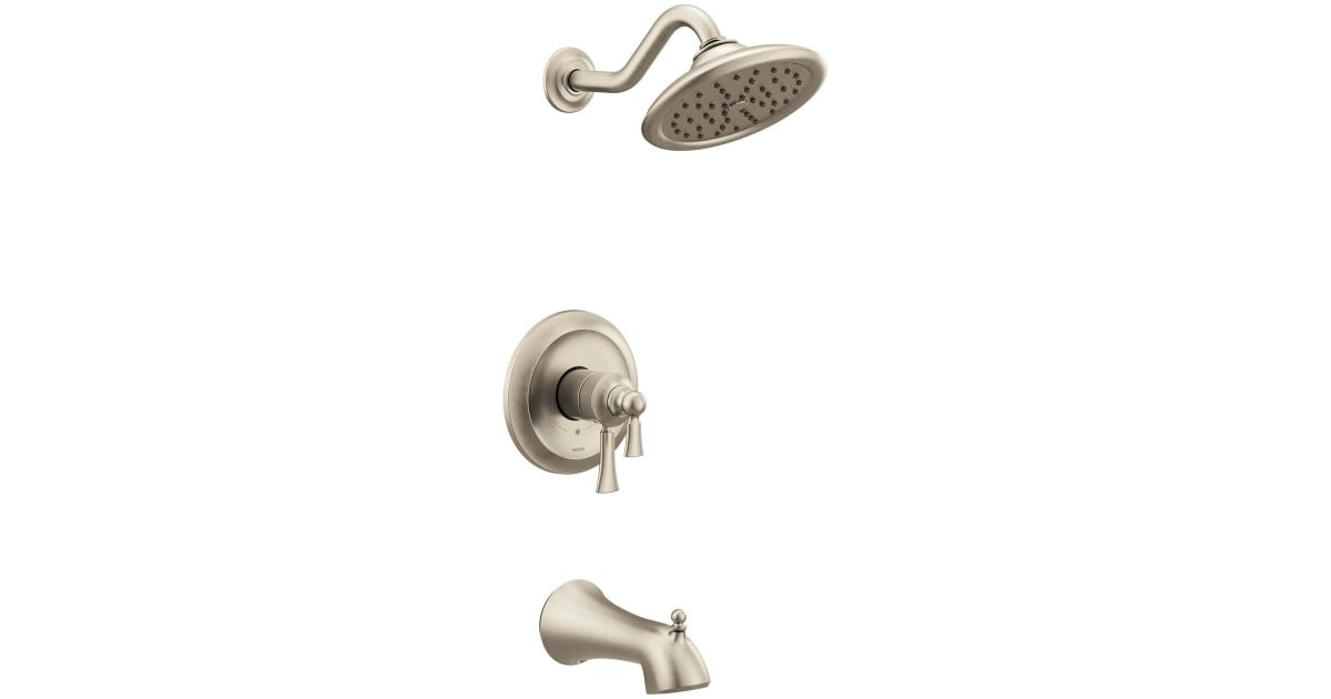 Moen UT45503EPBN Wynford M-CORE 4-Series Tub and Shower Trim Package ...