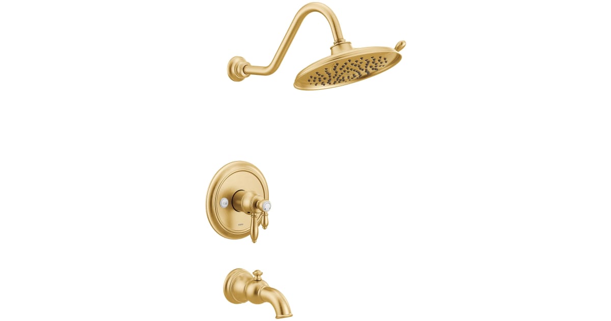 Moen UTS43103EPBG Weymouth M-CORE 4-Series Tub and Shower Trim Package ...