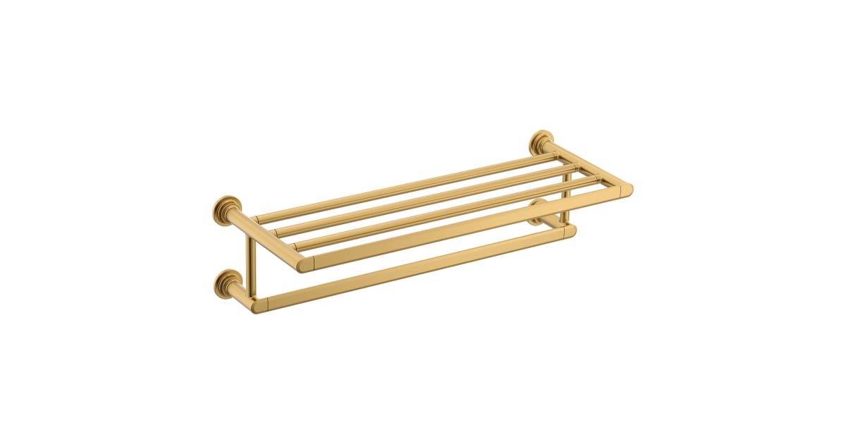 Moen YB1794BG Greenfield 24" Zinc Towel Rack | Ferguson Home