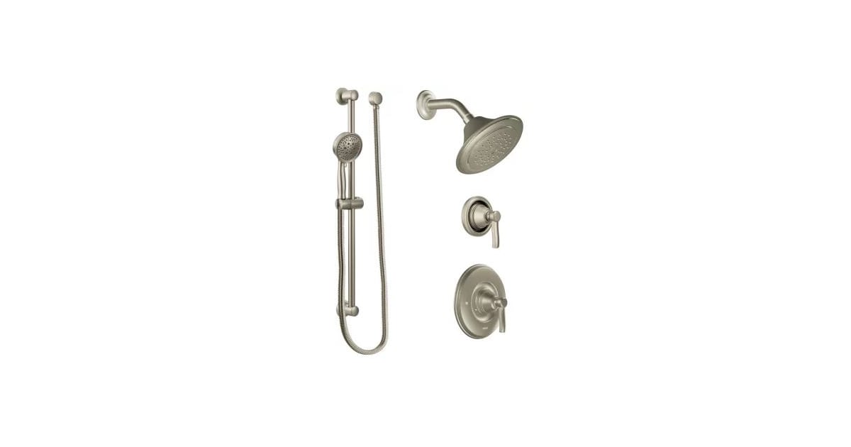Moen 2035BN Pressure Balanced Shower System with Shower Head ...