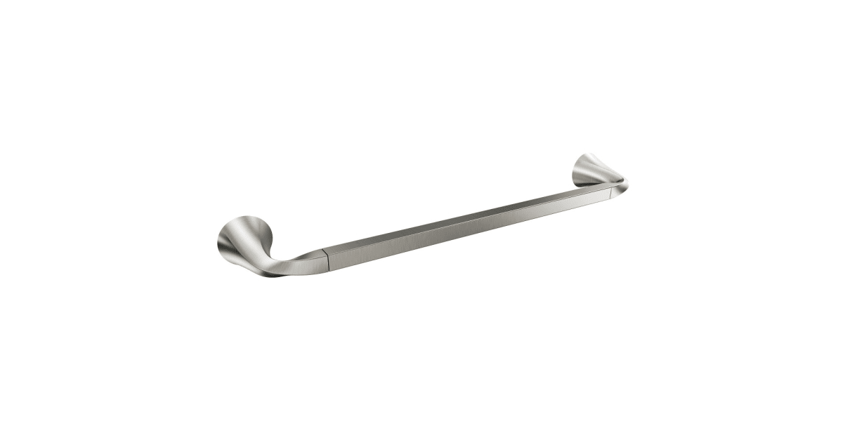 Moen Y1218BN Oxby 18" Wall Mounted Towel Bar | Ferguson Home