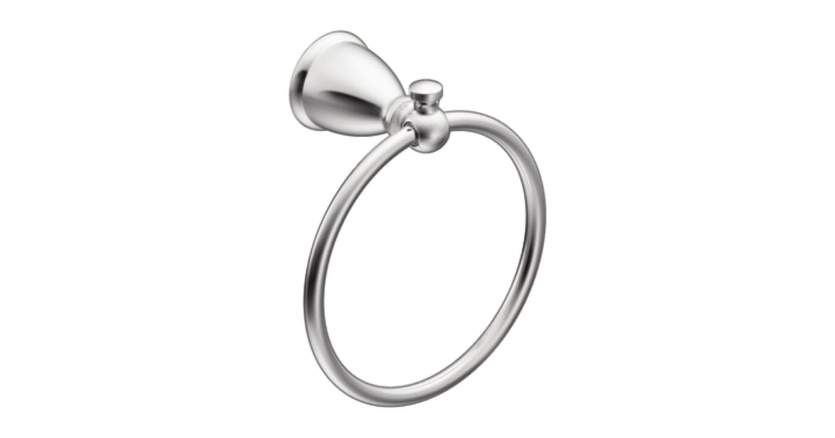 Moen Y3186CH Caldwell 6" Single Towel Ring | Ferguson Home