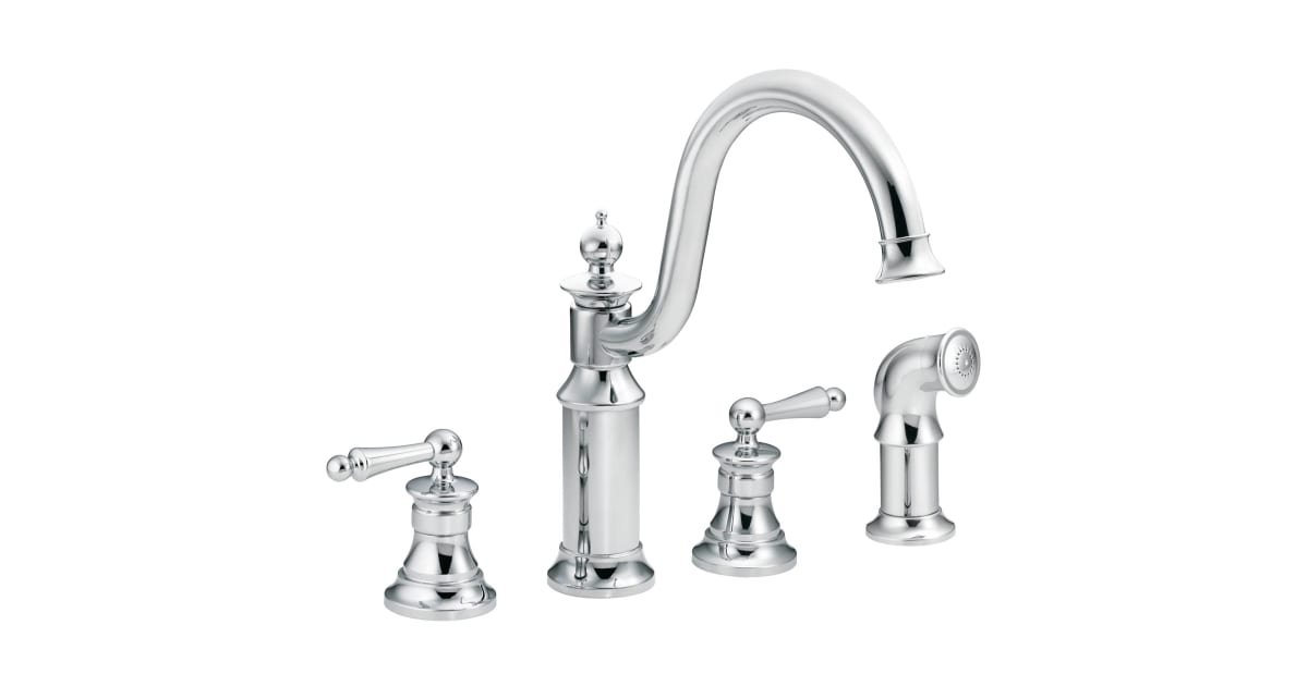 Moen S712 Waterhill High-Arc Kitchen Faucet with Side Spray | Ferguson Home