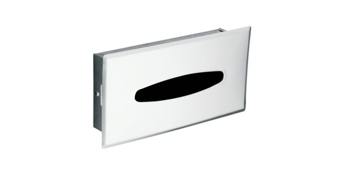 Moen RR5520SS Recessed Stainless Tissue Box from the Donner Hotel Motel ...
