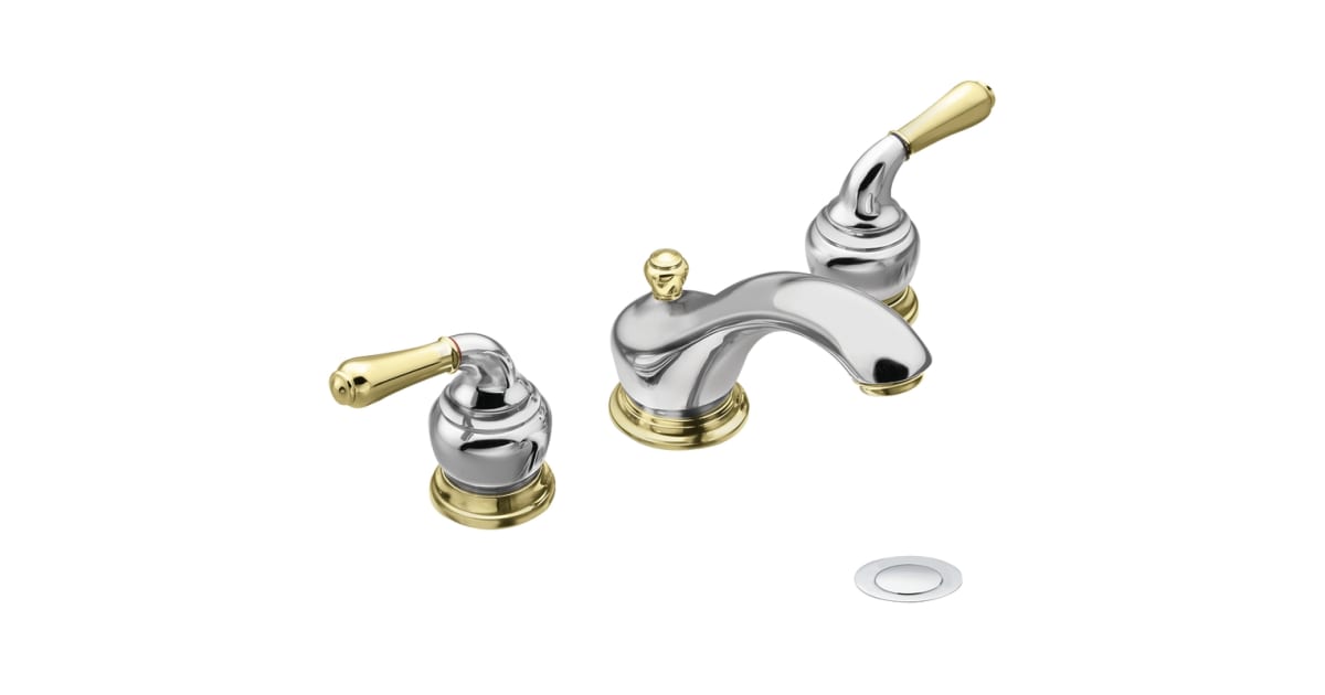 Moen LEGACY T4570CP Monticello Collection - Double Handle Lavatory ...