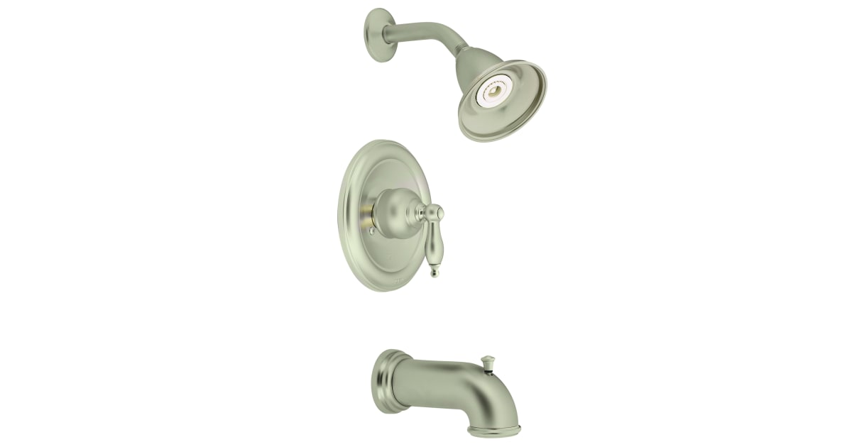 Moen TL2378STST Single Handle Posi-Temp Pressure Balanced Tub and Shower Trim with Single ...