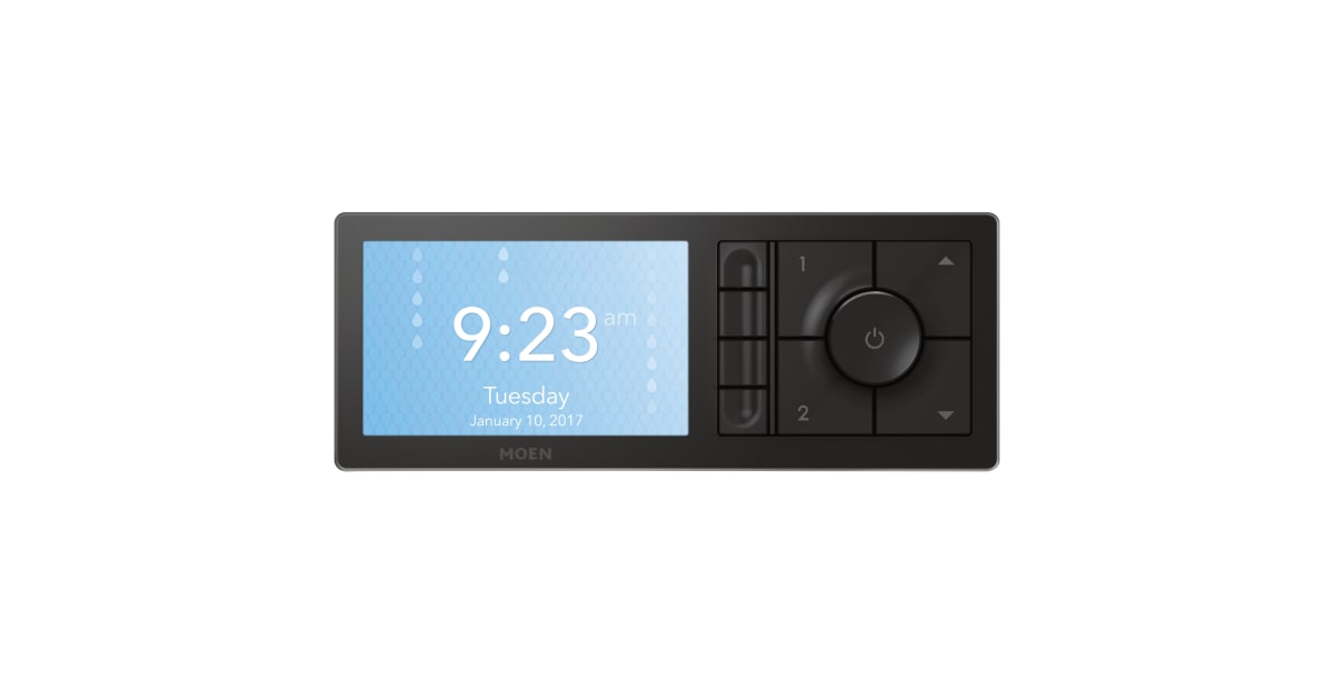 Moen TS3304BL Smart Shower 4-Outlet Digital Shower Controller with 3/4 ...