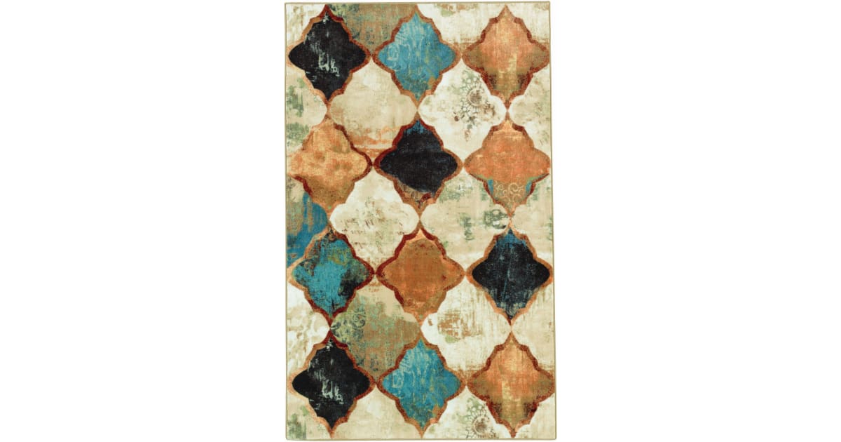 Mohawk Home 12918 440 090120 EC Distressed Morocco 8' x 10' Arabesque ...