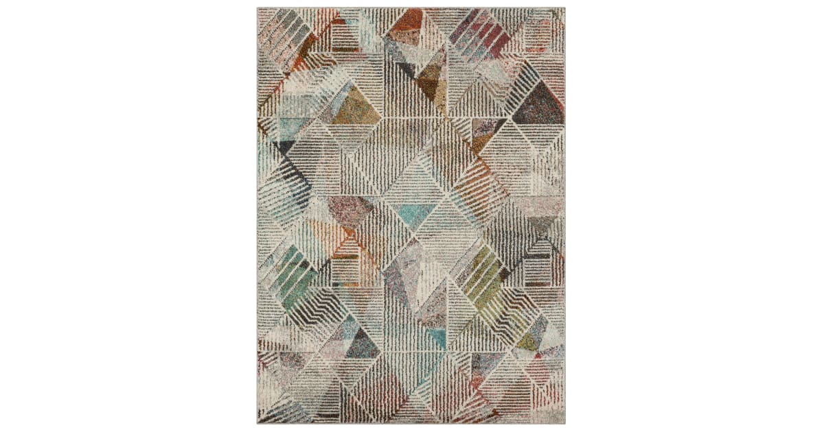 Mohawk Home PA302 416 023036 PA Whimsy 2' x 3' Polypropylene Geometric ...