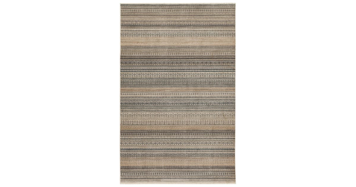 Mohawk Home PA314 245 094120 PA Reverb 7-3/4' x 10' Polyester Striped ...