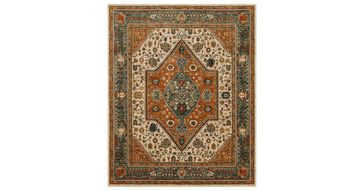 Mohawk Home PA323 20044 096120 PA Heirloom Dunlop 8' x 10' Polyester ...