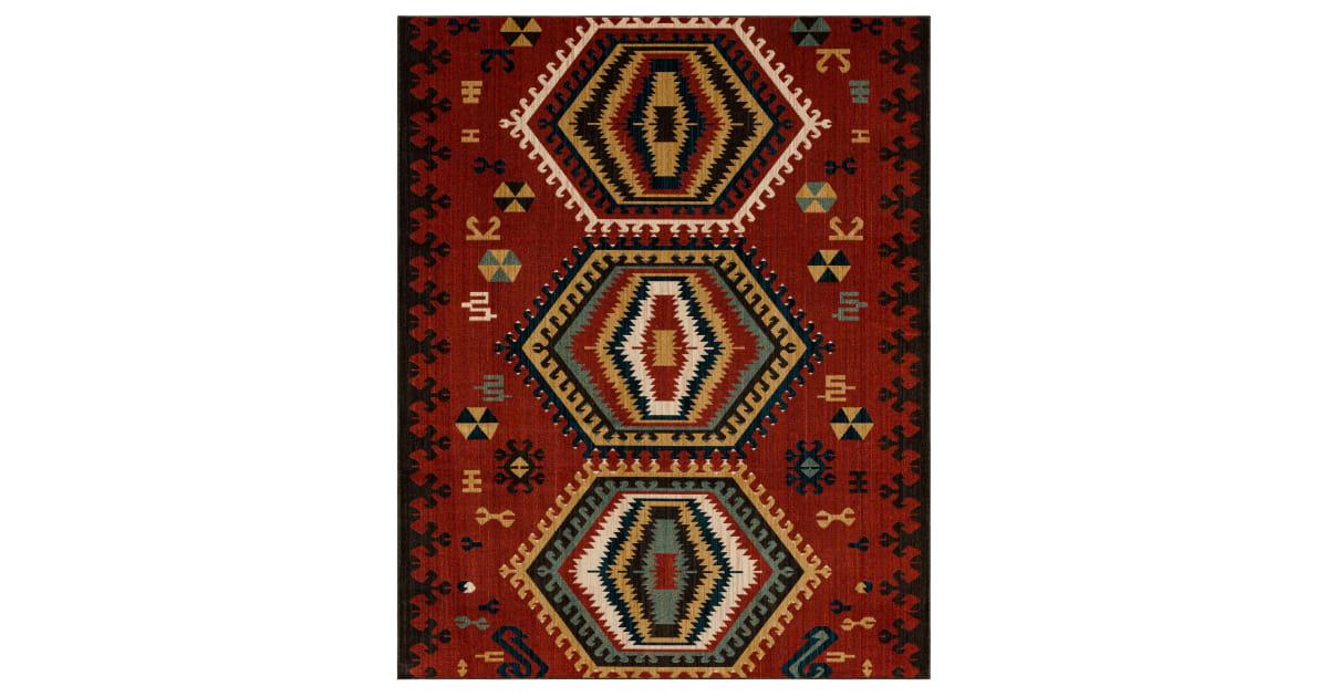 Mohawk Home PA327 30048 060096 PA Heirloom Kana 5' x 8' Polyester ...