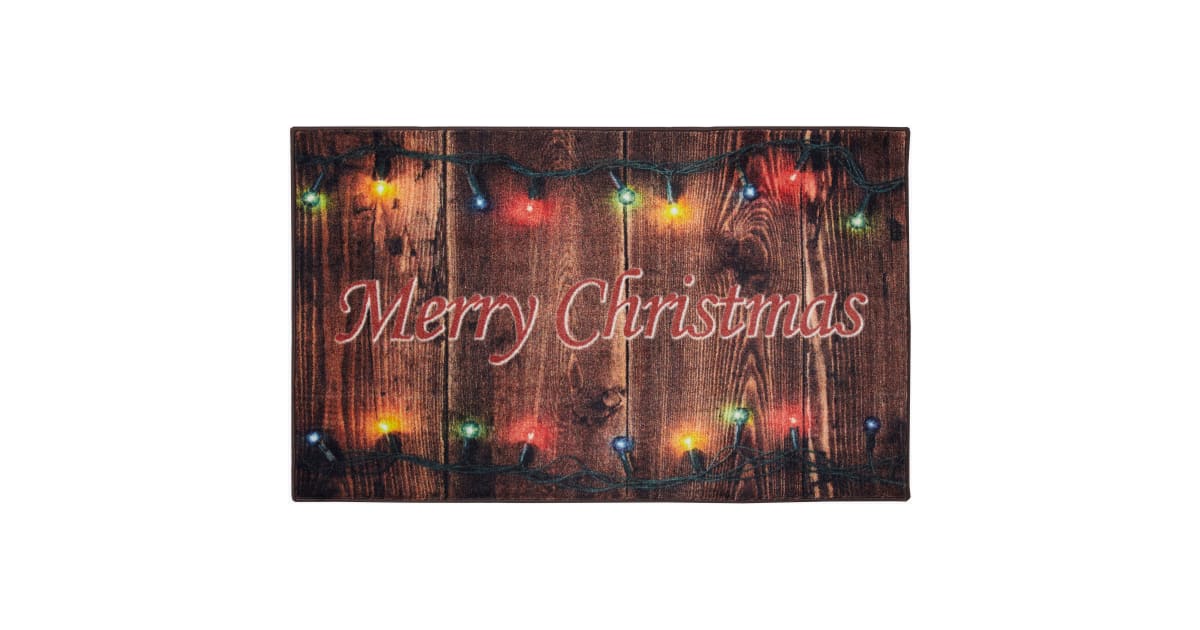 Mohawk Home ZW001 A416 030050 EC Christmas Lights 30" X 50" Holiday ...