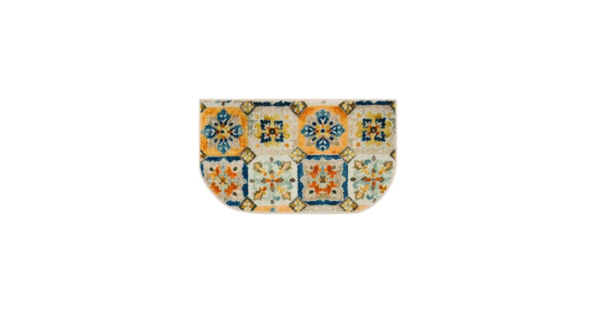 Mohawk Home ZW205 A416 018030 EC 1-1/2' x 2-1/2' Polyester Moroccan ...