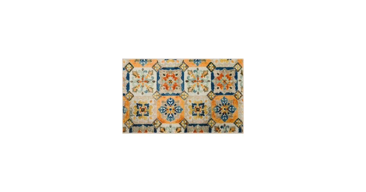 Mohawk Home ZW205 A416 024040 EC 2' x 3-1/4' Polyester Moroccan ...
