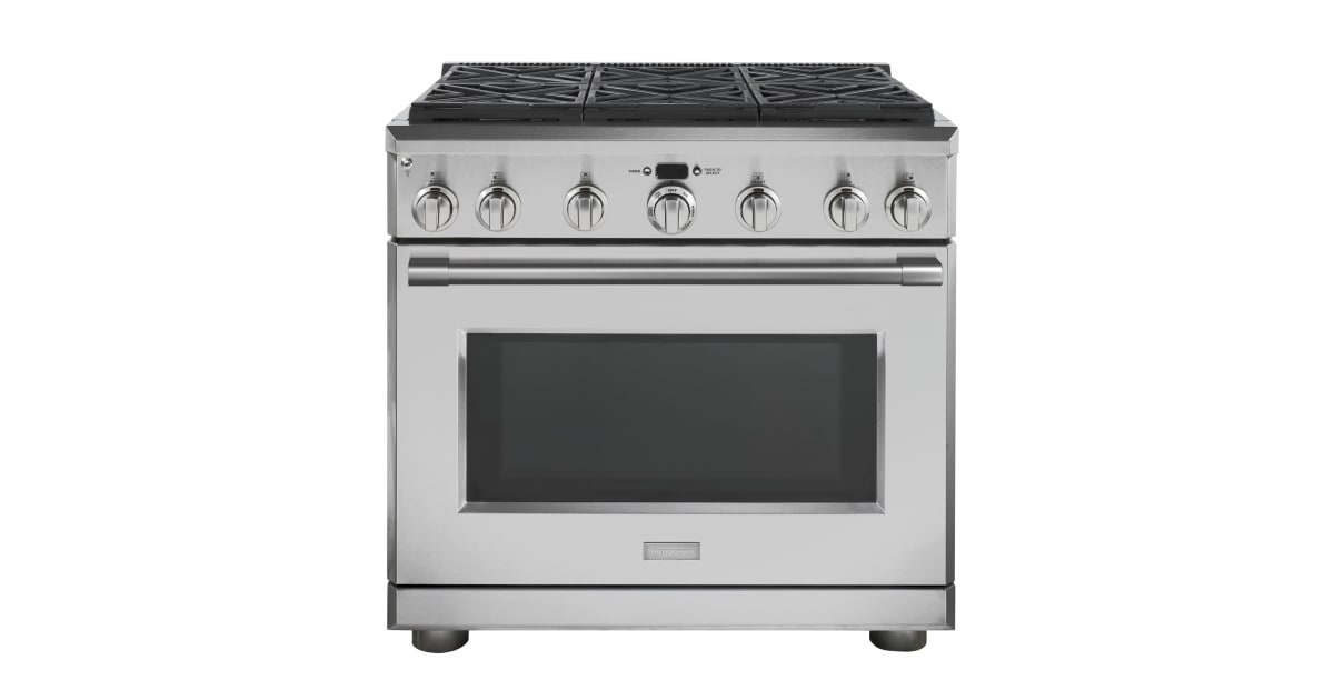 Monogram ZGP366LNSS Statement 36 Inch Wide 6.2 Cu. Ft. Free Standing or ...