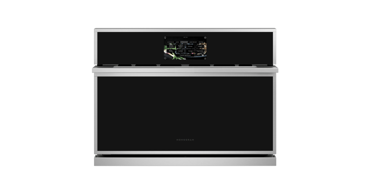 Monogram ZSB9121NSS Minimalist 27 Inch Wide 1.7 Cu. Ft. 1800 Watt Built ...