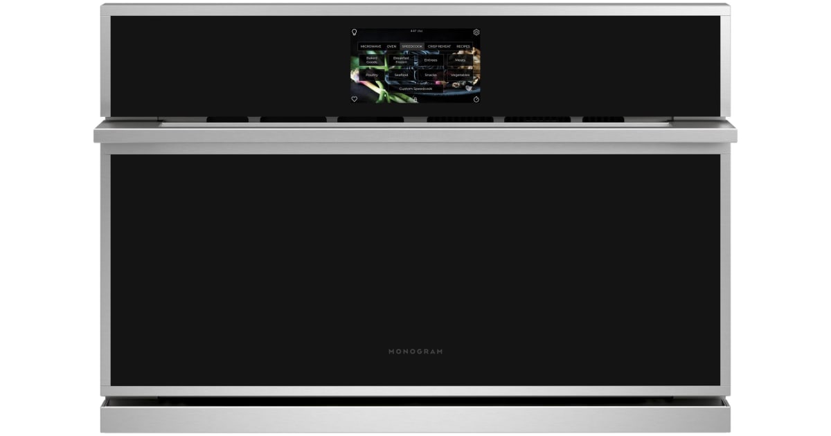 Monogram ZSB9231VSS Minimalist 30 Inch Wide 1.7 Cu. Ft. 925 Watt Built ...