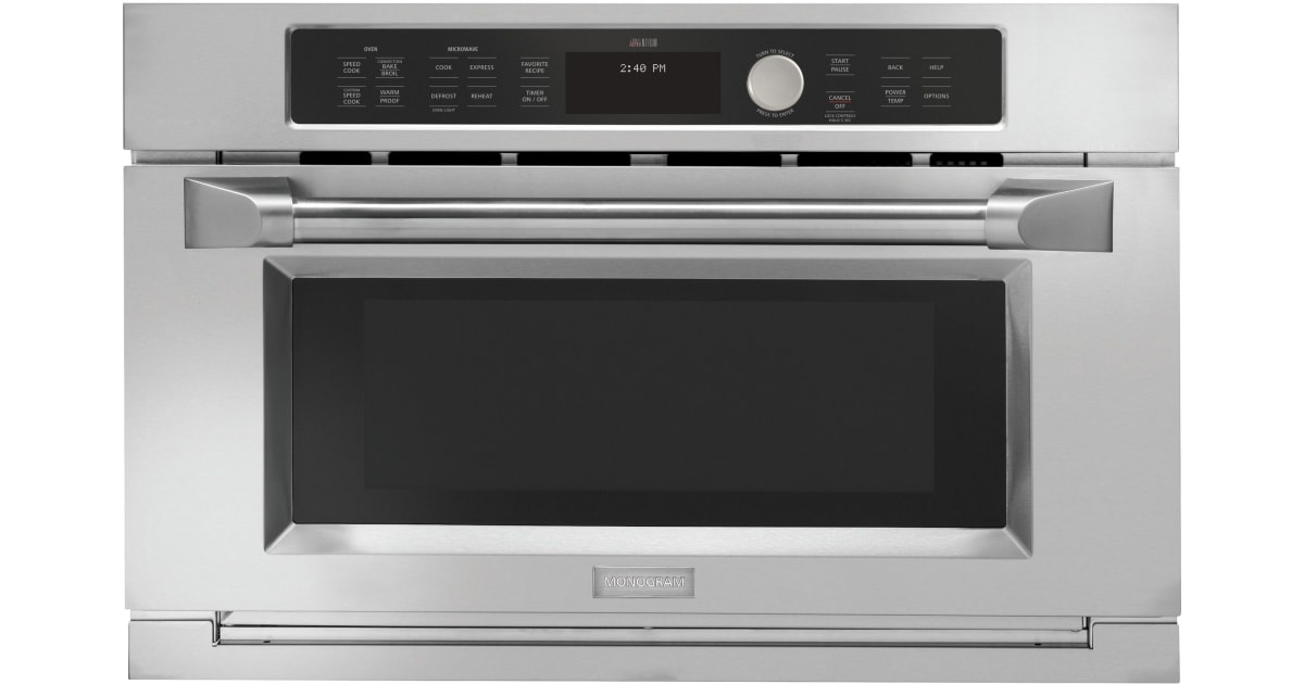 Monogram ZSC2202JSS Advantium® 30 Inch Wide 1.6 Cu. Ft. Single Electric ...