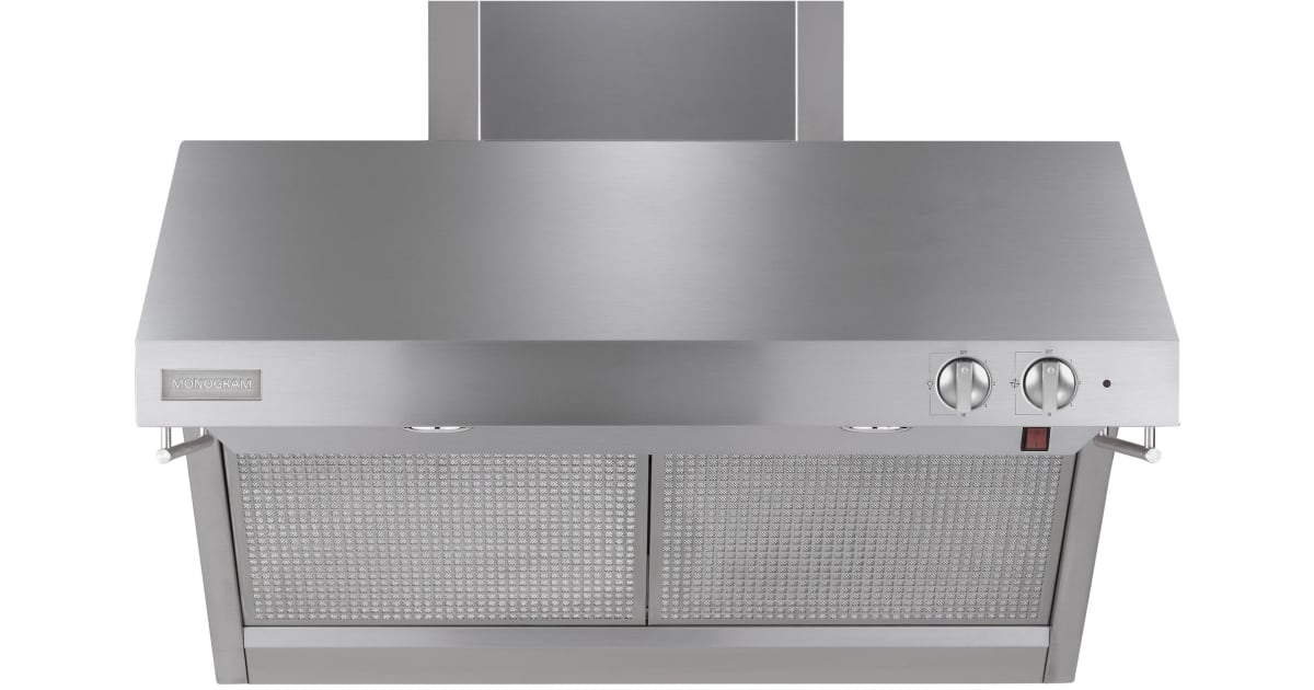 Monogram ZV36RSFSS 620 CFM 36 Inch Wide Under Cabinet Range Hood with ...