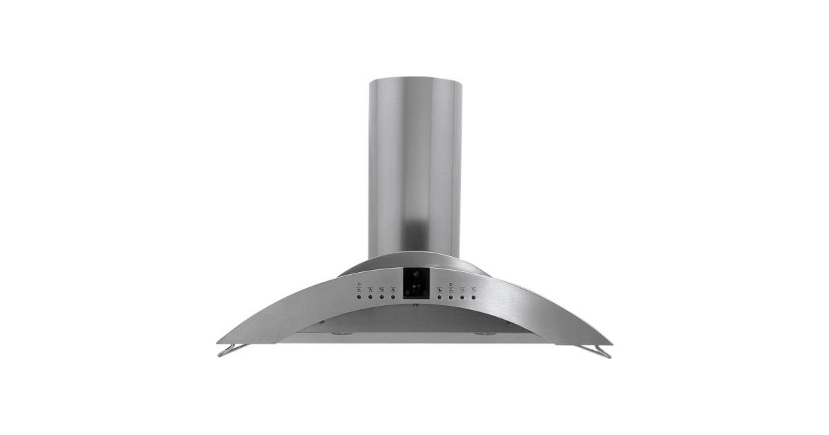 Monogram ZV750SPSS 350 CFM 36 Inch Wide Wall Mounted Range Hood ...
