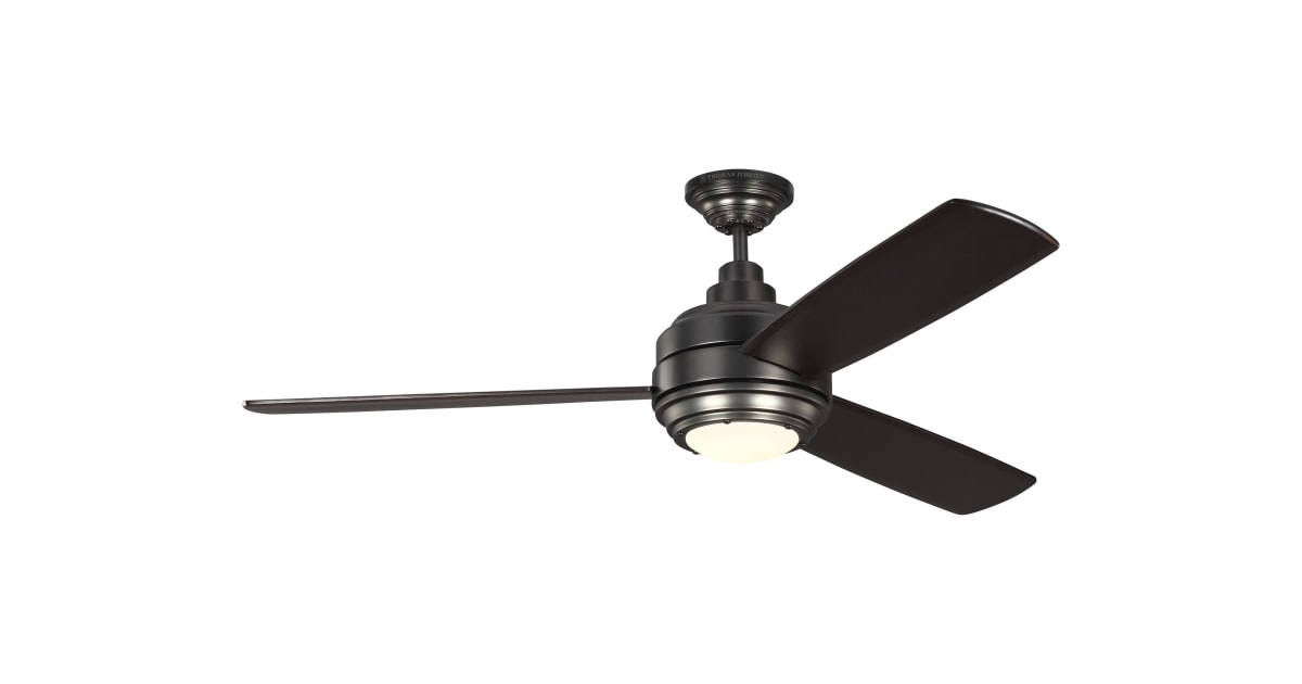 Monte Carlo 3TAR56BNZD Aerotour 56" 3 Blade LED Indoor Ceiling Fan with ...