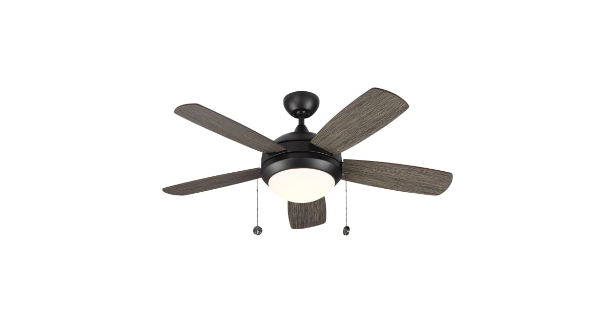 Monte Carlo 5DIC44AGPD Discus Classic II 44" 5 Blade Indoor Ceiling Fan ...