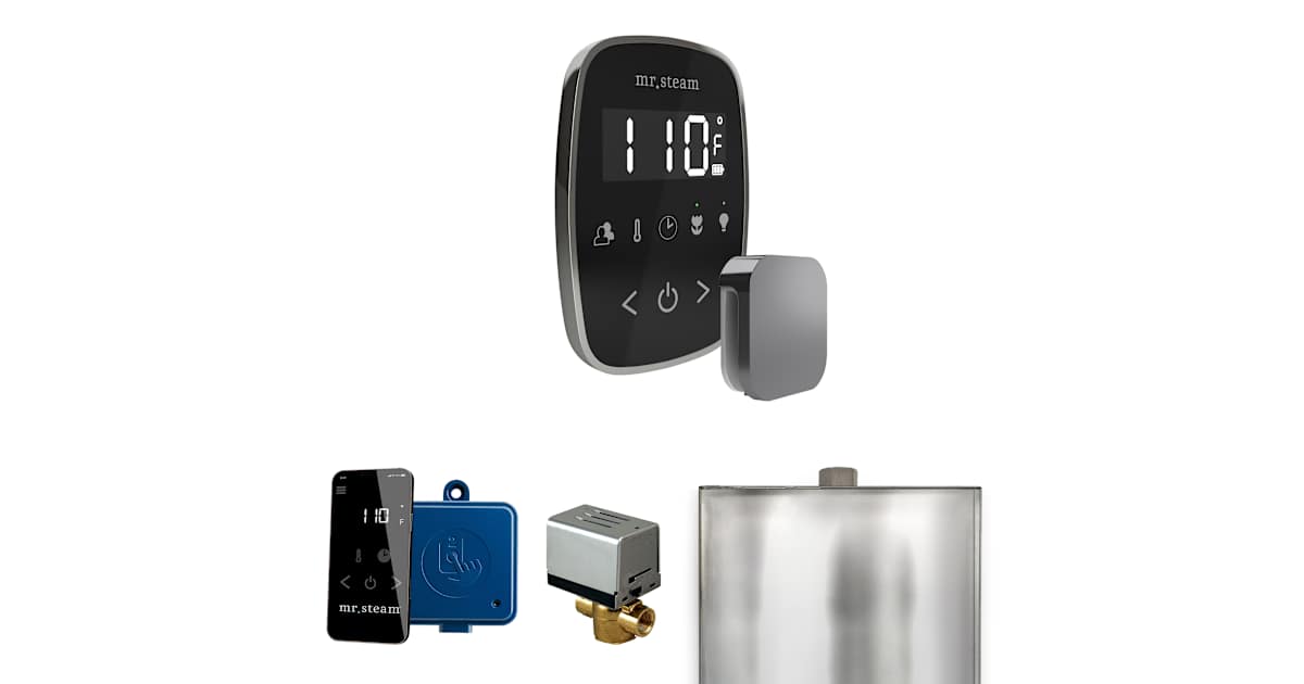 Mr Steam BFBKBL Butler Flex Package Steam Shower Control Package with ...