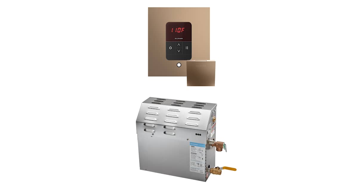 Mr Steam R05C10BJ0000 Ms Itempo Square Package 5 kW (5000 W) Steam ...