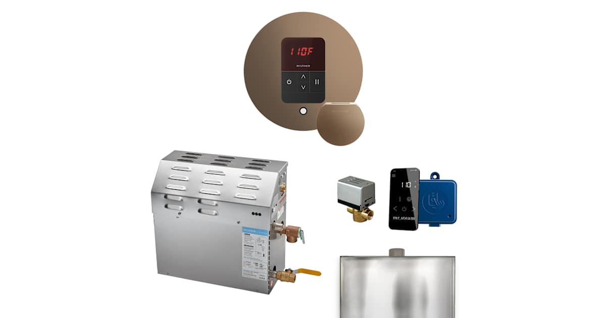 Mr Steam R06C1AAJ0000 Ms Itempo Round with Accessories Package 6 kW ...