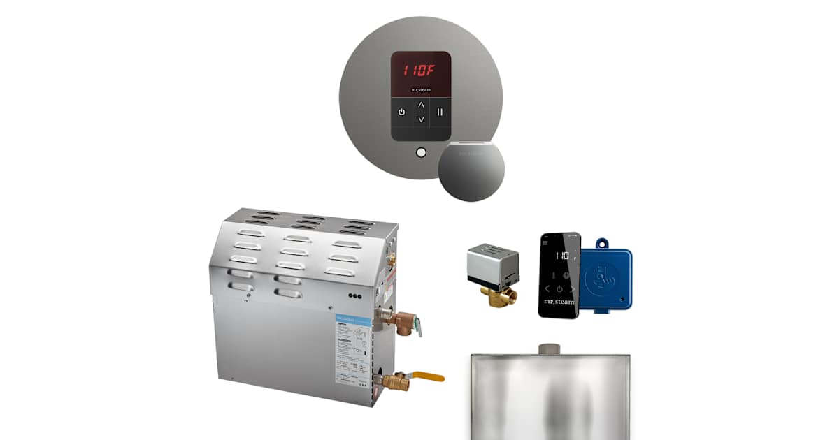 Mr Steam R10C1AAK0000 Super Itempo Round with Accessories Package 10 kW ...