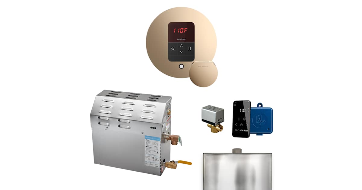 Mr Steam R15C1AAM0000 Super Itempo Round with Accessories Package 15 kW ...