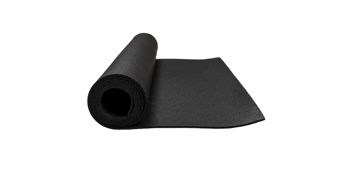 MSI W-RBLKMAT36X60X0.24-PLT 36" x 60" Heavy Duty Rubber Gym/Utility Mat ...