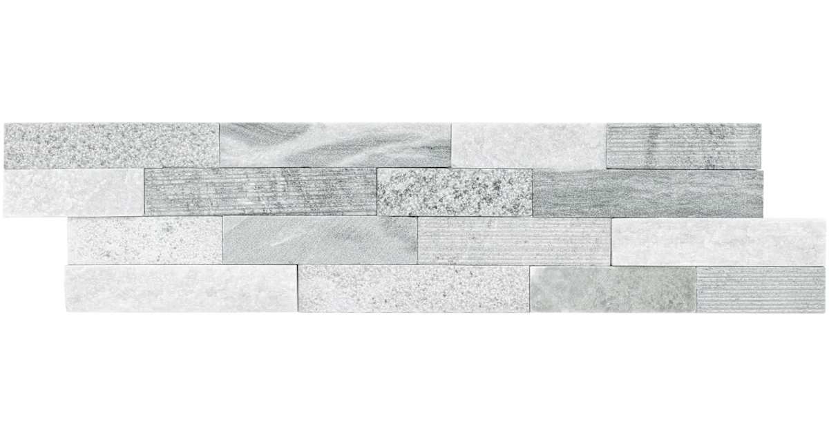 MSI LPNLMALAGRY624-MULTI-PLT Rockmount 6" x 24" Marble Hardscape Wall ...