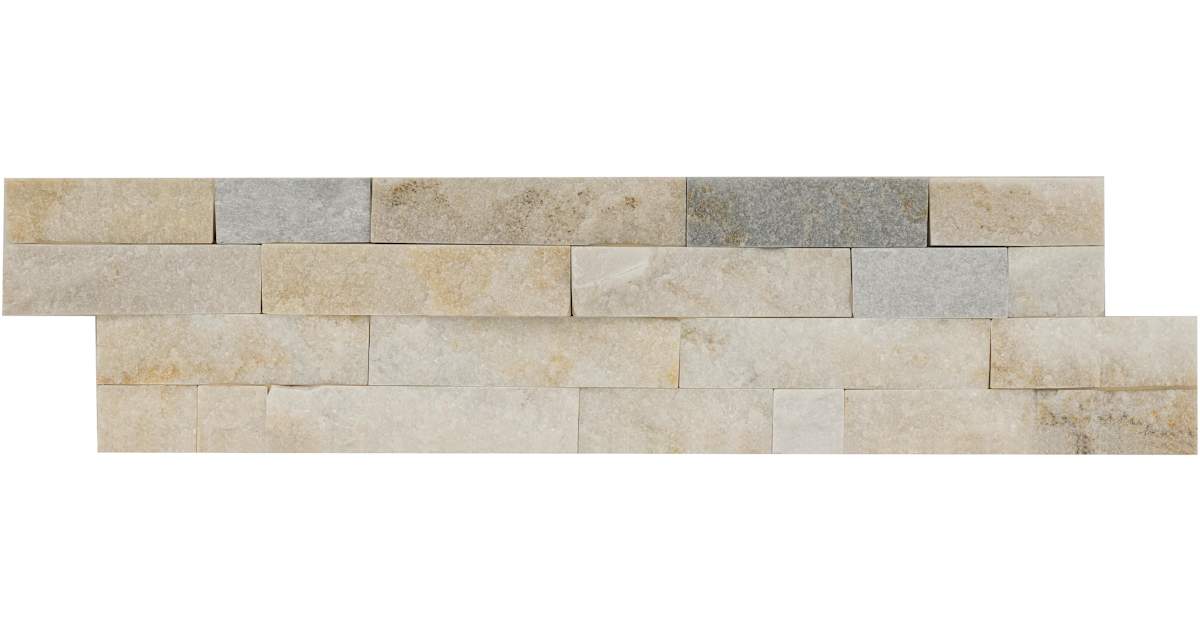 MSI LPNLQARCGLD624-PLT 6" x 24" Marble Hardscape Wall Tile - Splitface ...