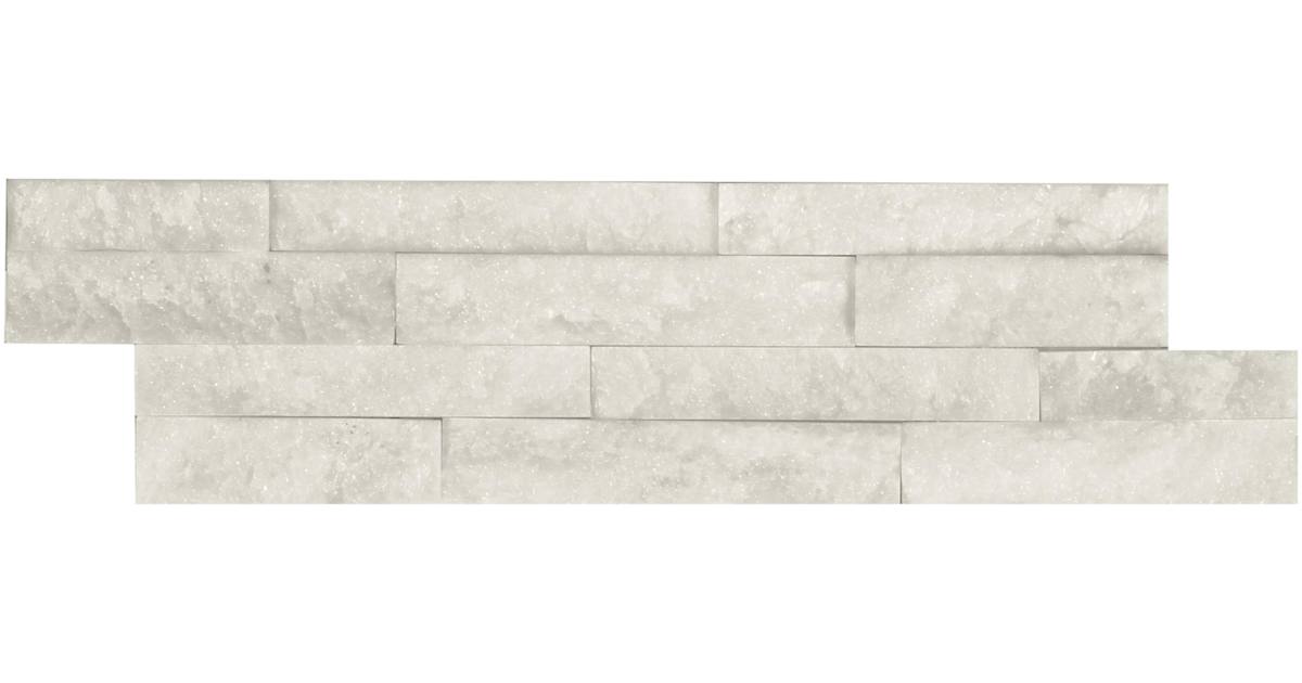 MSI LPNLQARCWHI4.516-MINI-PLT 4-1/2" x 16" Marble Hardscape Wall Tile ...