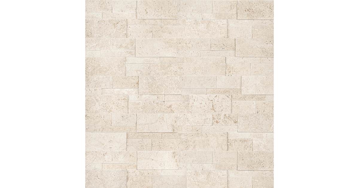 MSI LPNLTROMBEI924-PLT Stackstone Ledger 9" x 24" Travertine Hardscape ...