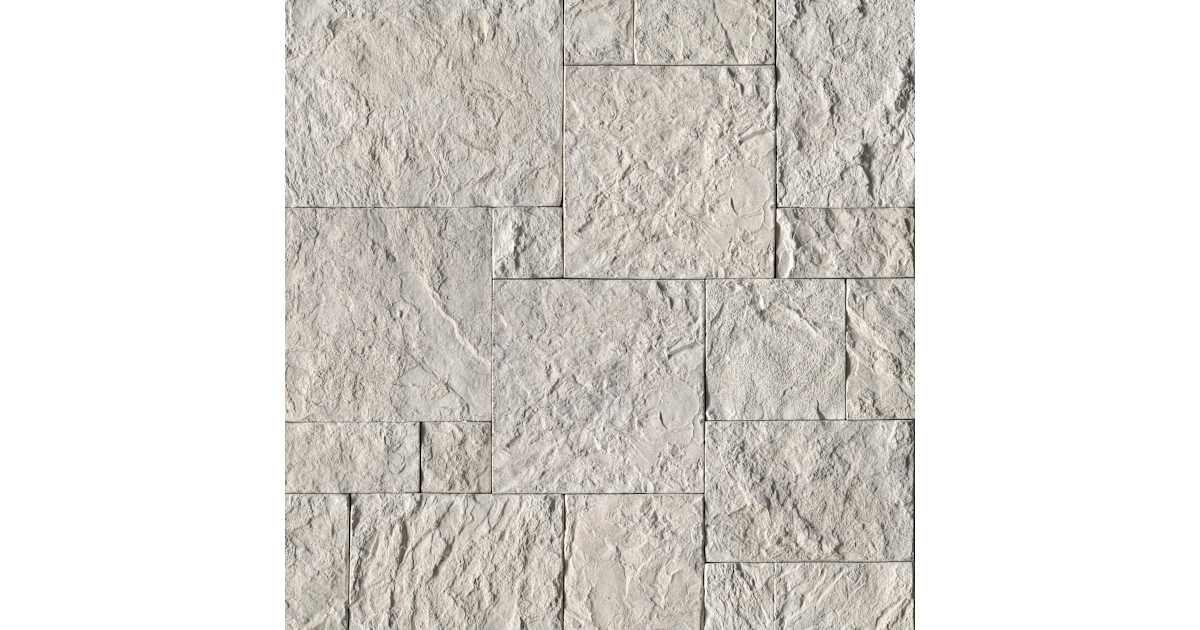 MSI LVENECOTWHI-PLT Concrete Hardscape Wall Tile - Splitface Natural ...